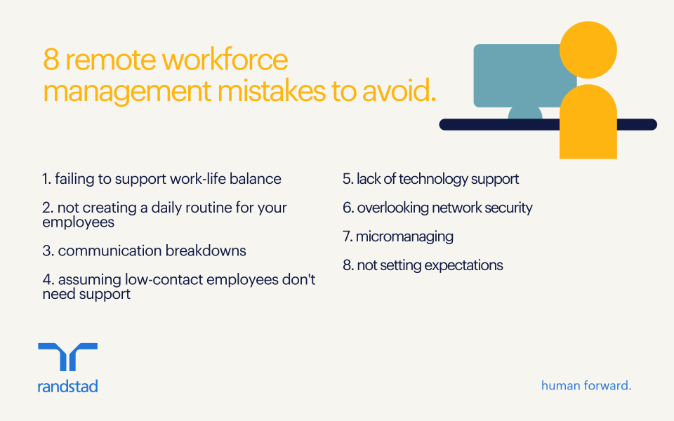 8 Mistakes in Managing a Remote Workforce You Can Avoid | Randstad Hong ... 8 Mistakes in Managing a Remote Workforce You Can Avoid | Randstad Hong ...