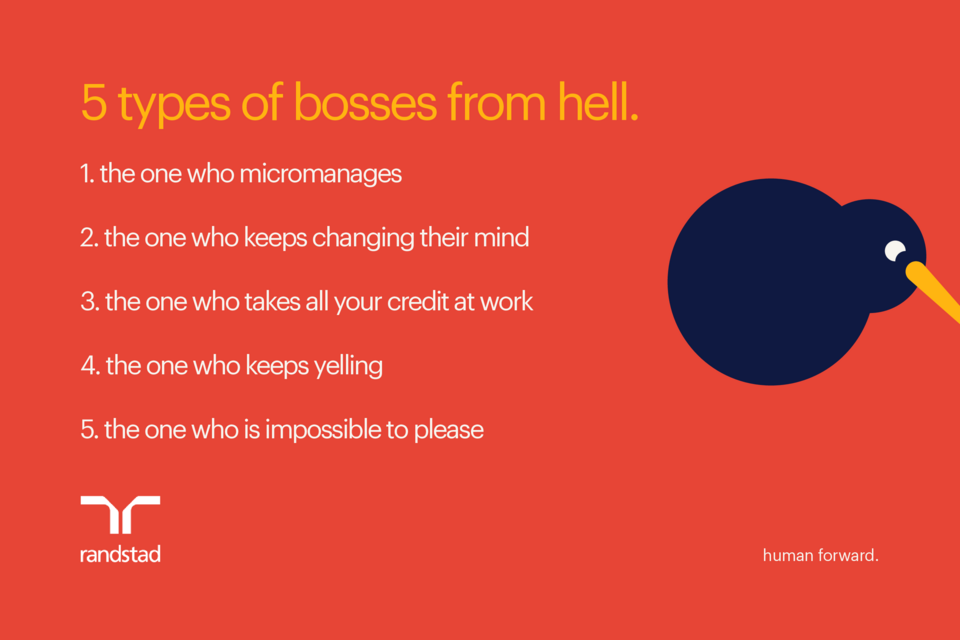 5 Bad Boss Types and How to Deal with Them Professionally | Randstad Hong Kong
